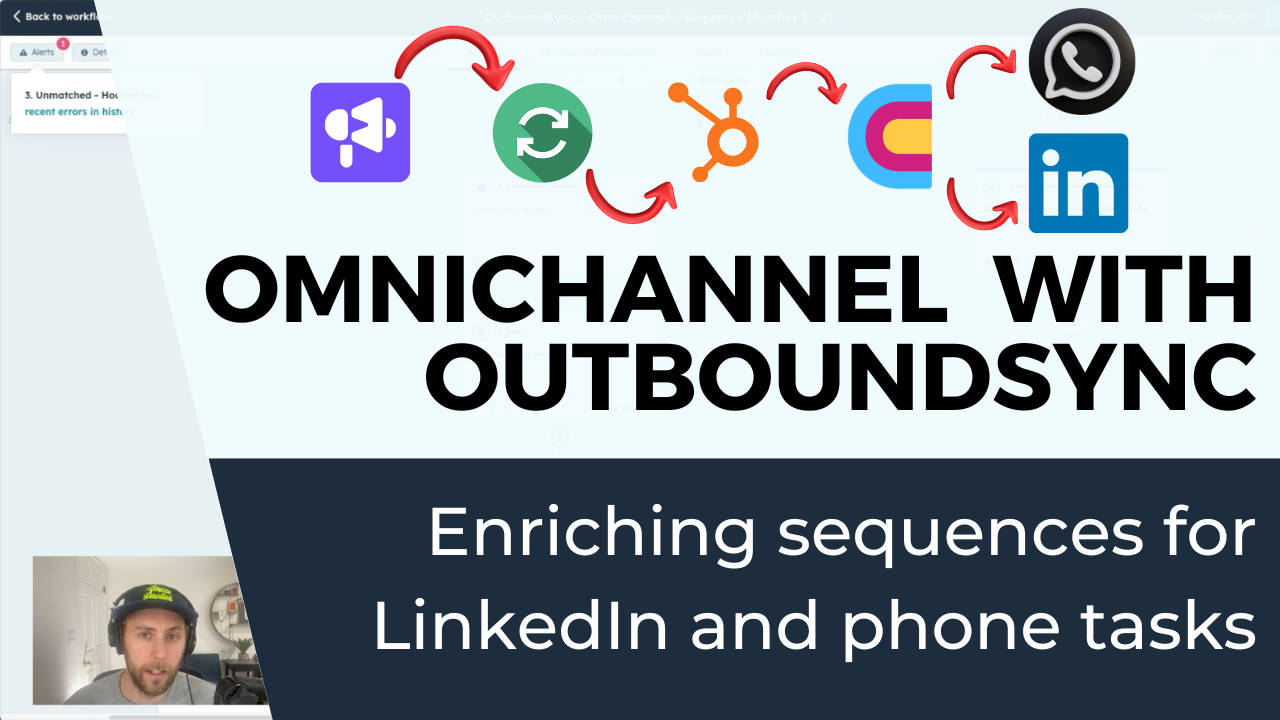 Omnichannel sequences using Smartlead and HubSpot with OutboundSync Omnichannel sequences using Smartlead and HubSpot with OutboundSync